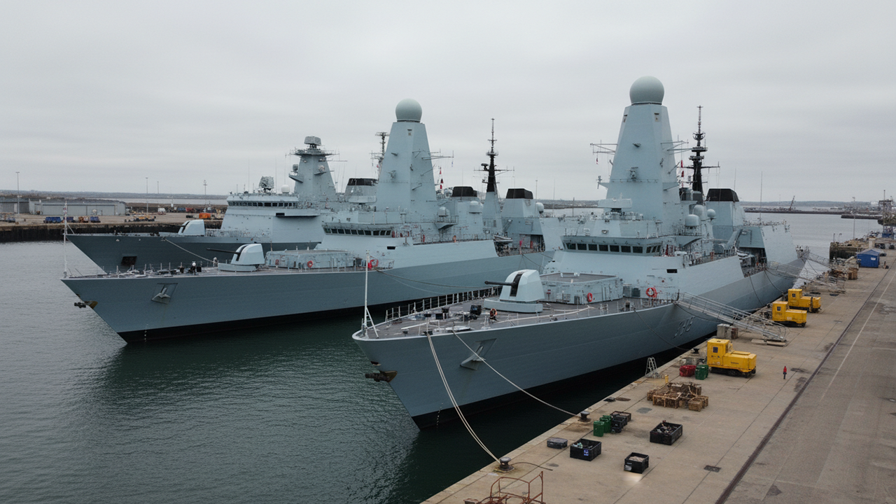Why so many of Britain’s warships never leave port
