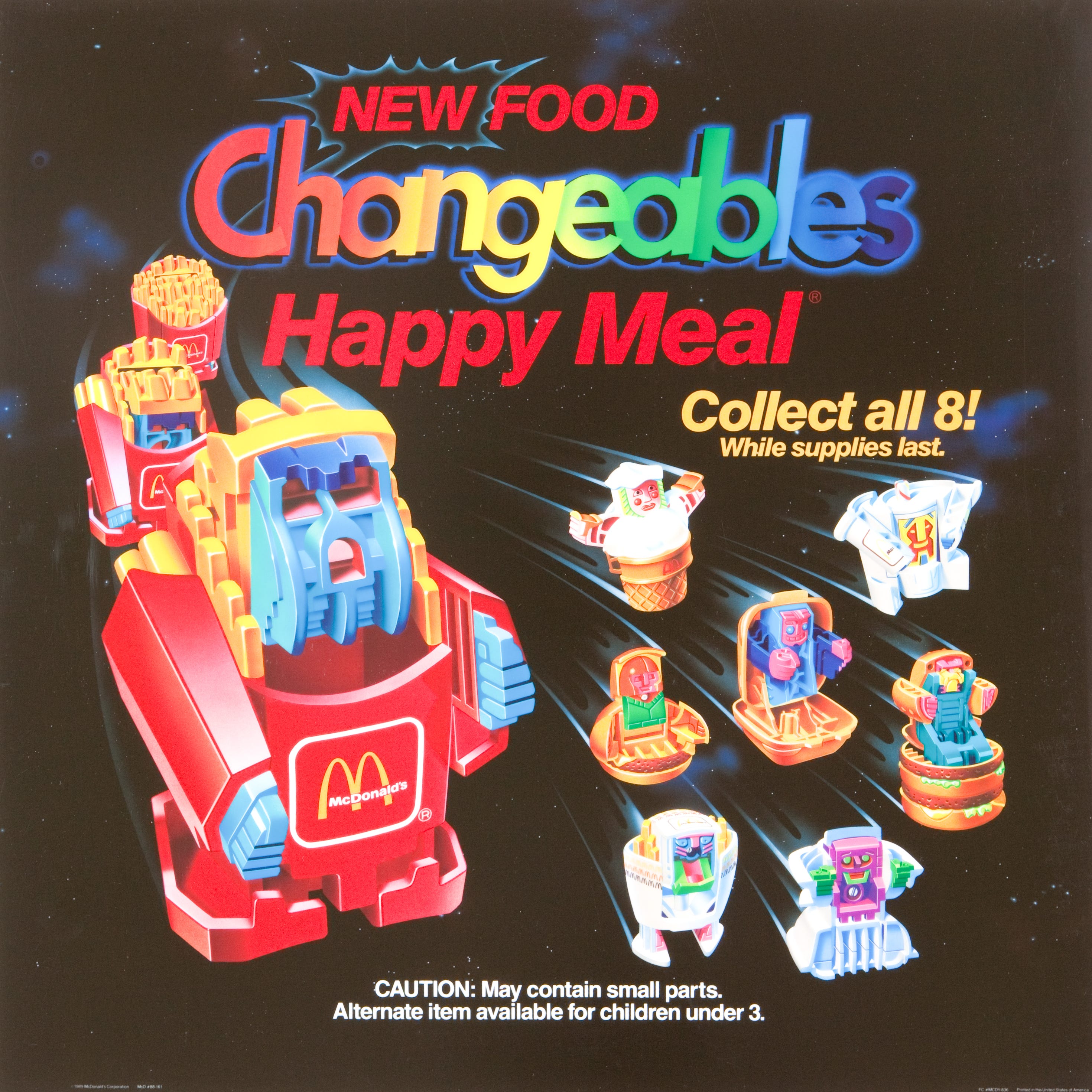 McDonald's Changeables Happy Meal from 1980s is back