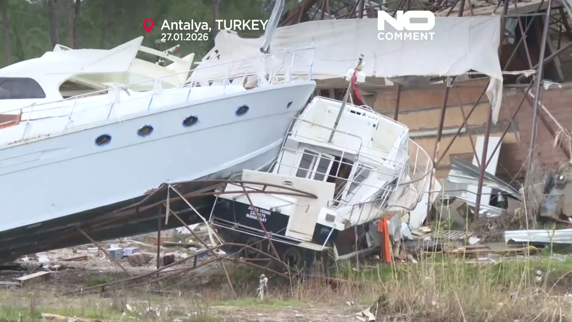 Tornado hits Turkey's Antalya, causes widespread damage