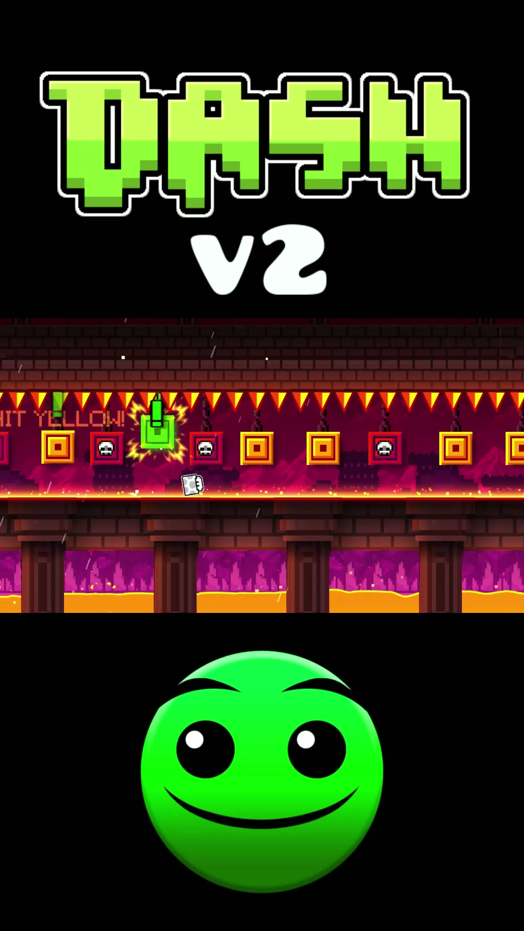 Dash v2 Geometry Dash 2.2 #shorts #deluxe12