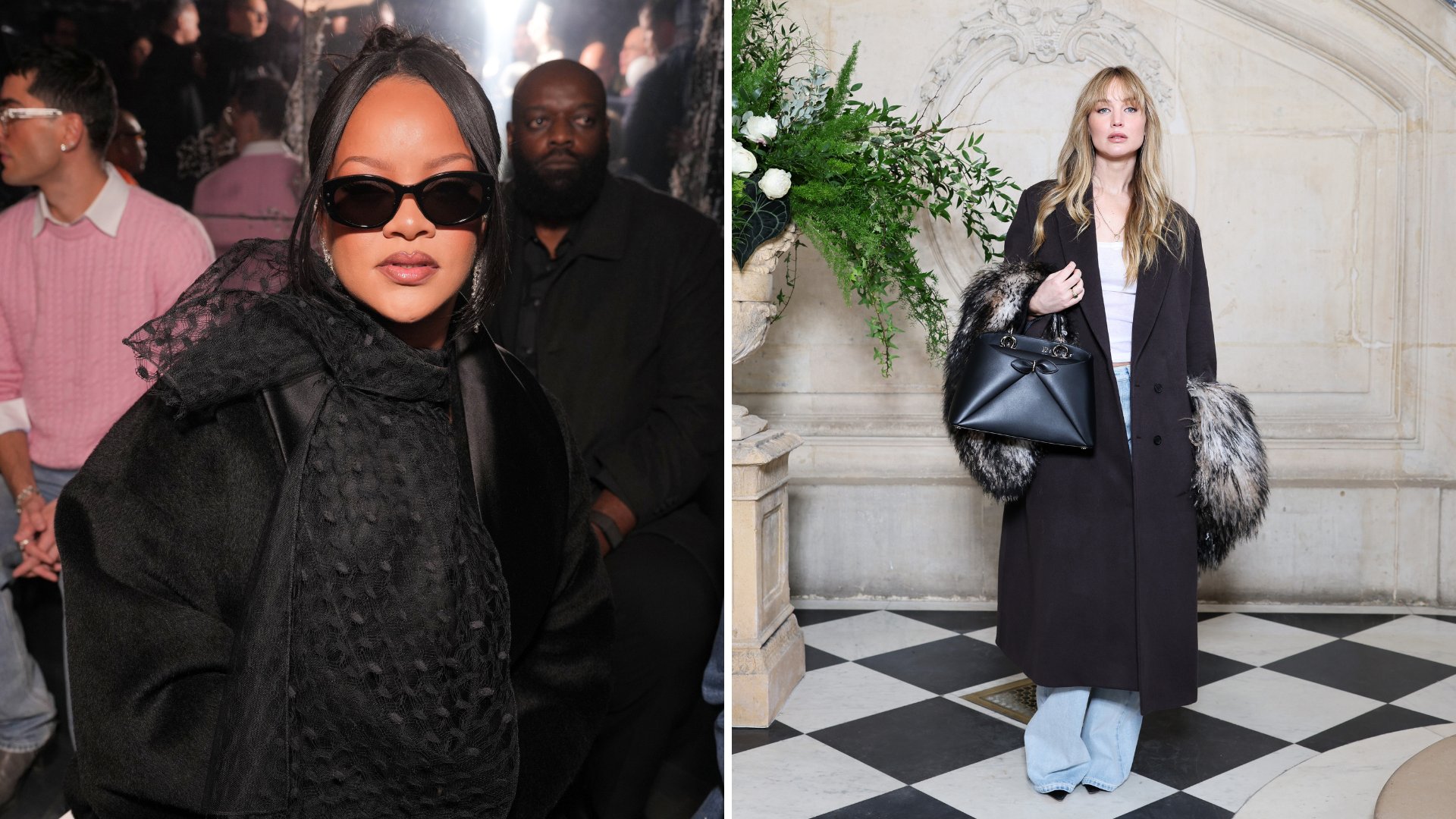 Gwiazdy zachwyciły stylizacjami na pokazie Diora w Paryżu. Rihanna ...