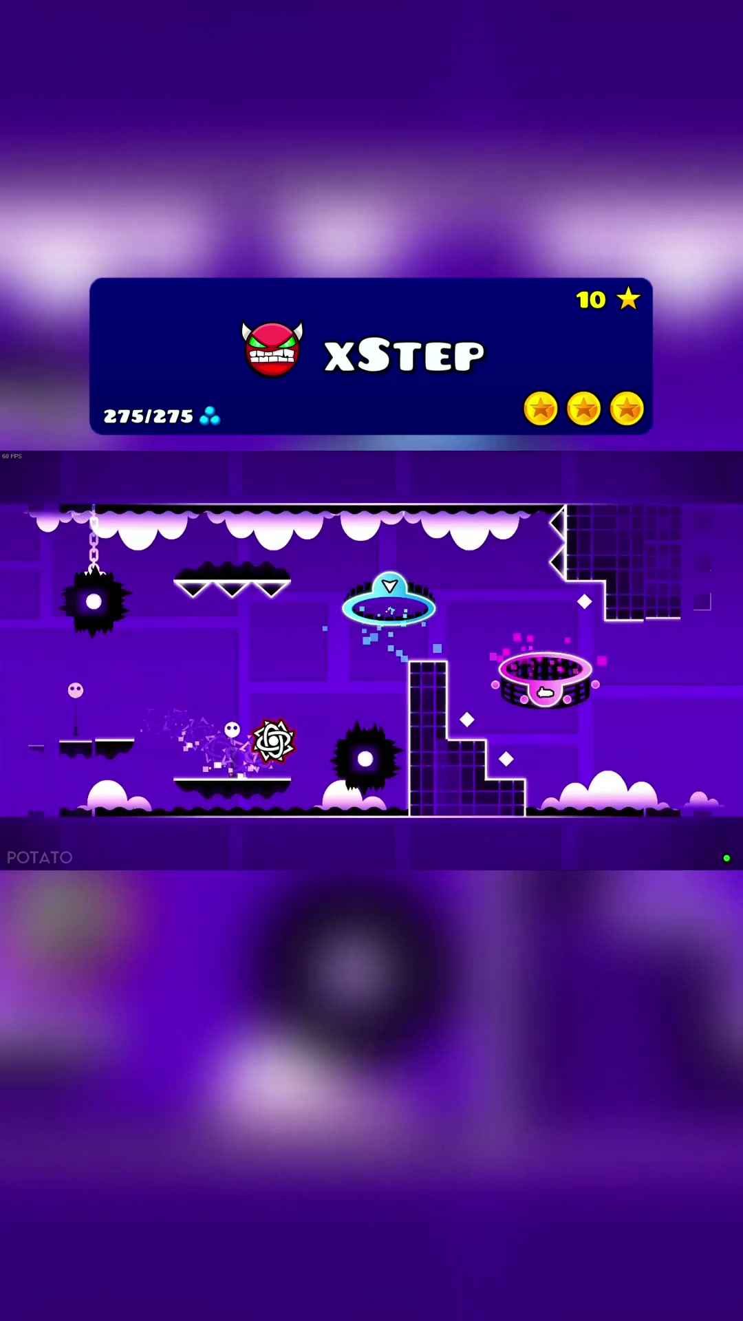 Xstep COINS Geometry Dash #shorts