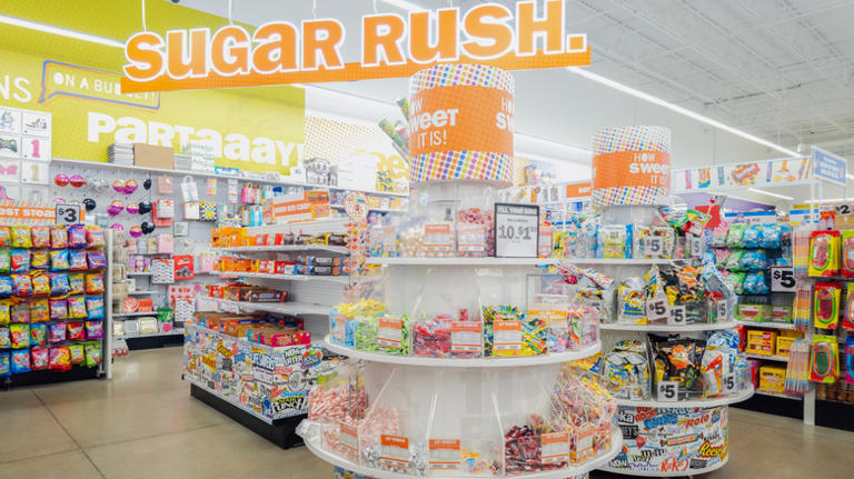 The discount store known as a 'paradise for candy'