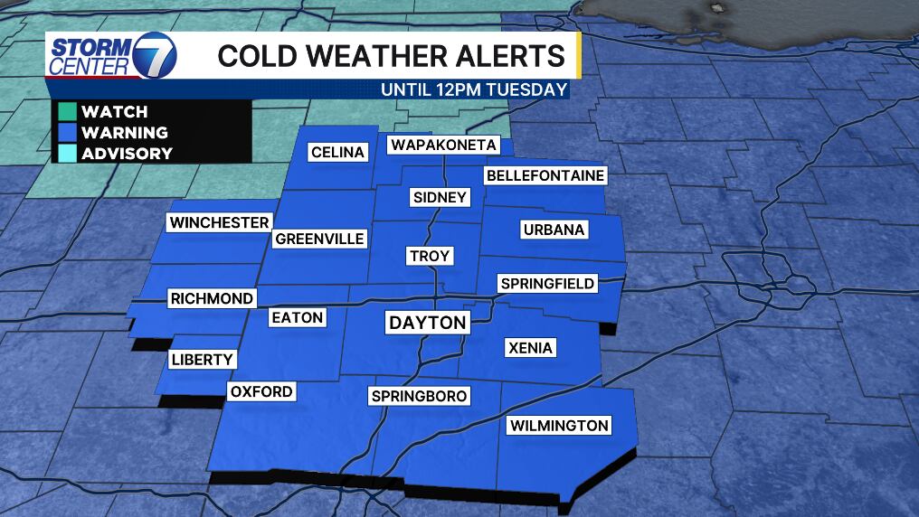 Wind gusts to create dangerously cold temperatures; blowing snow to ...