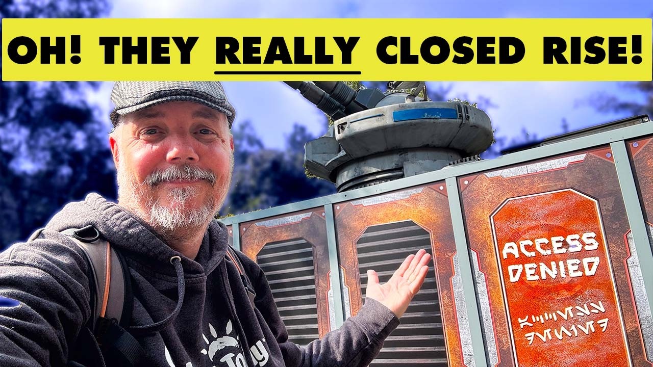 OH! They really closed Rise of the Resistance – Disneyland construction ...