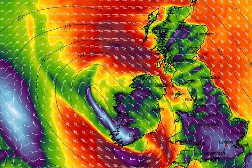 Ireland weather live tracker and timeline as Storm Chandra takes ...