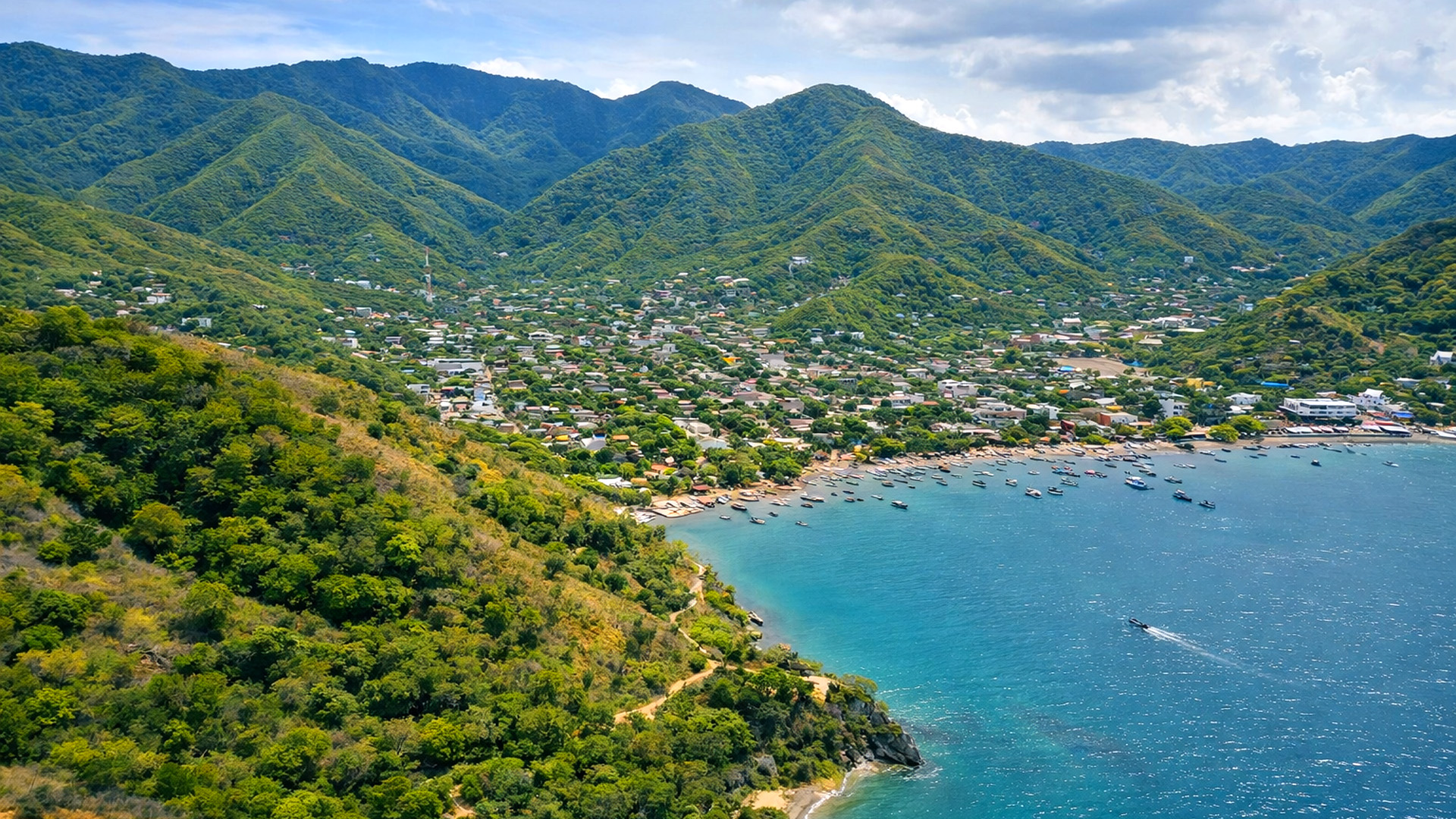 Taganga fishing village near Santa Marta