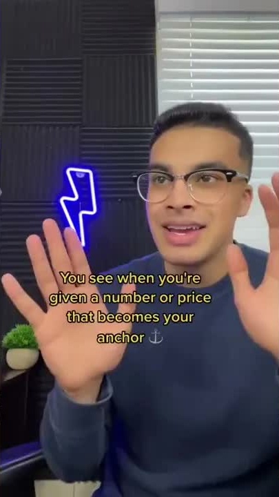 Don't fall for the anchor effect ⚓