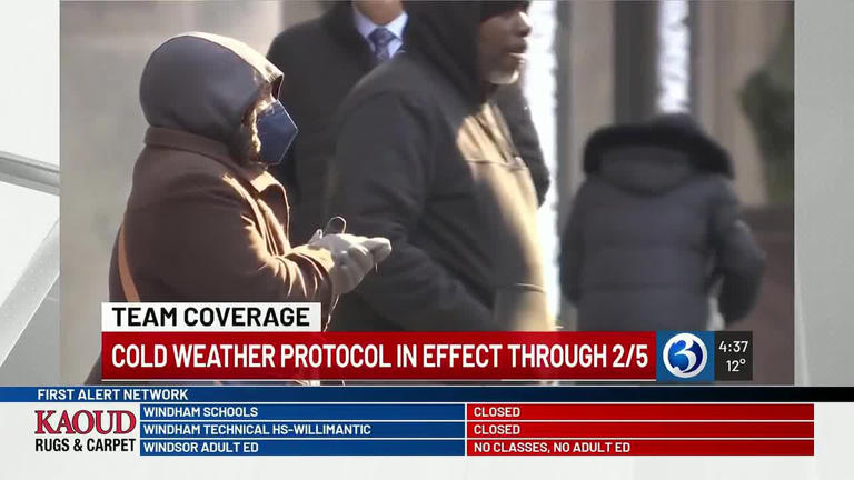 Gov. extends Connecticut cold weather protocol through Feb. 5