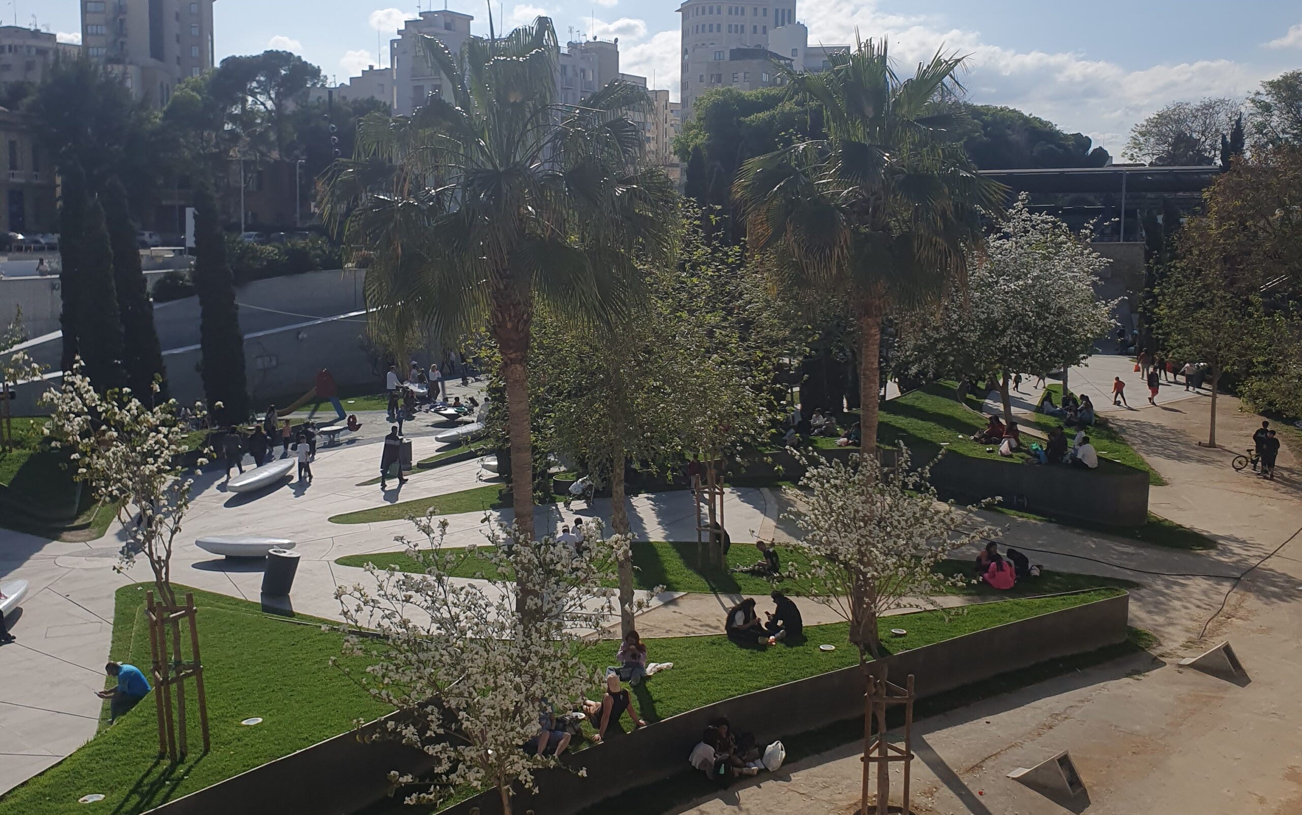 I walked across a disputed international border for lunch