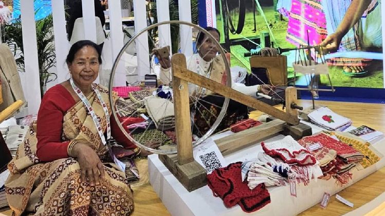 Assam's indigenous women weavers take centre stage at India Energy Week ...