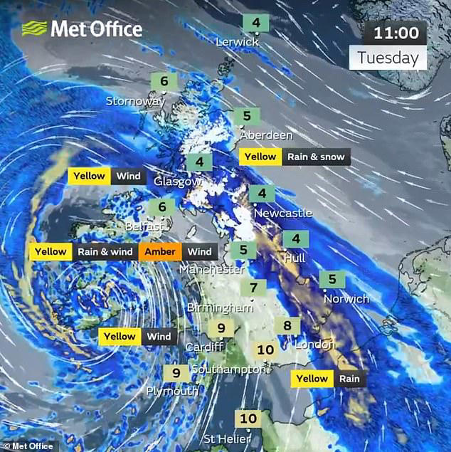 Storm Chandra batters Britain: Schools closed, flights cancelled and ...