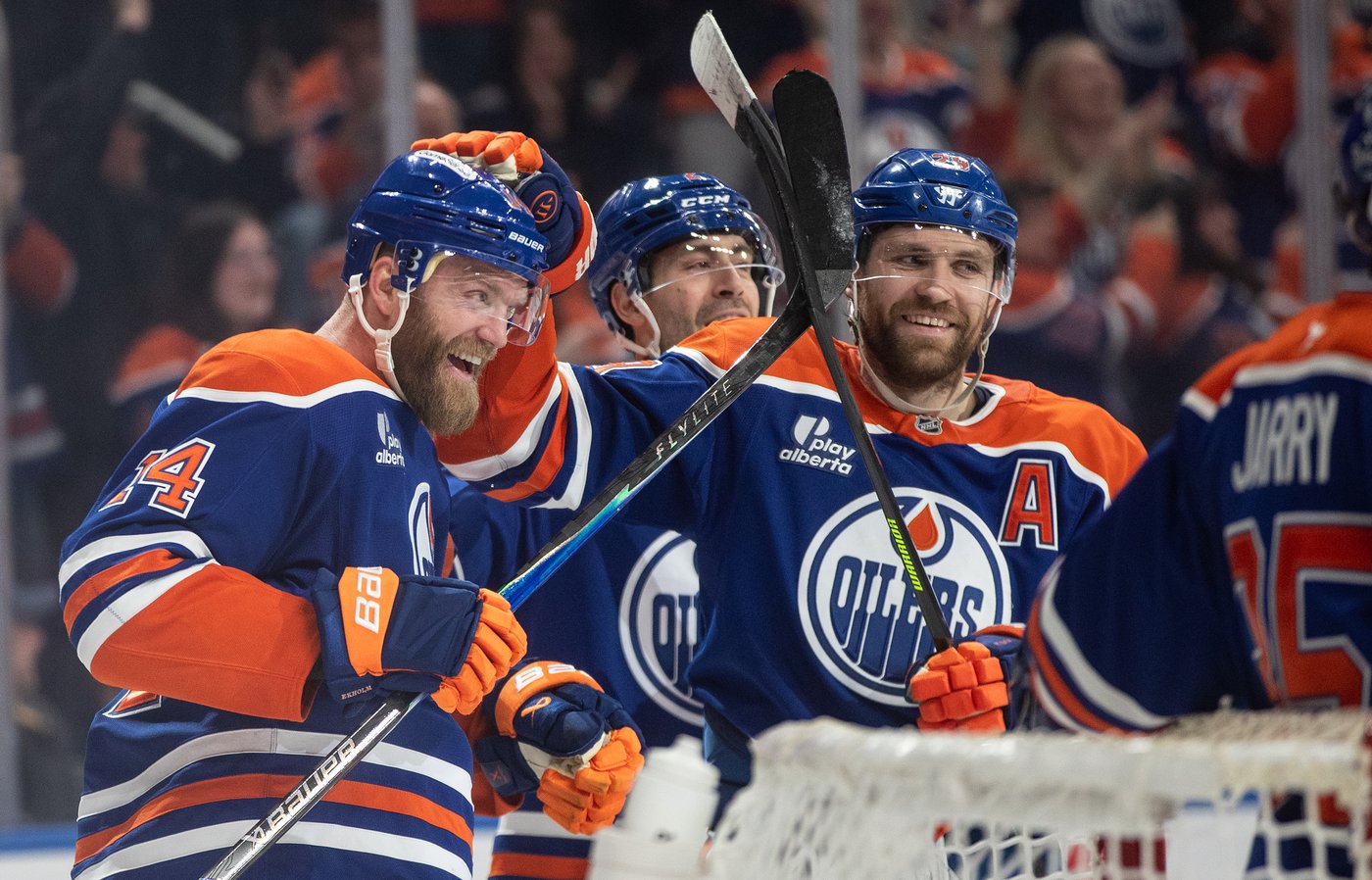 Defenceman Mattias Ekholm scores first hat trick, helps Edmonton Oilers ...