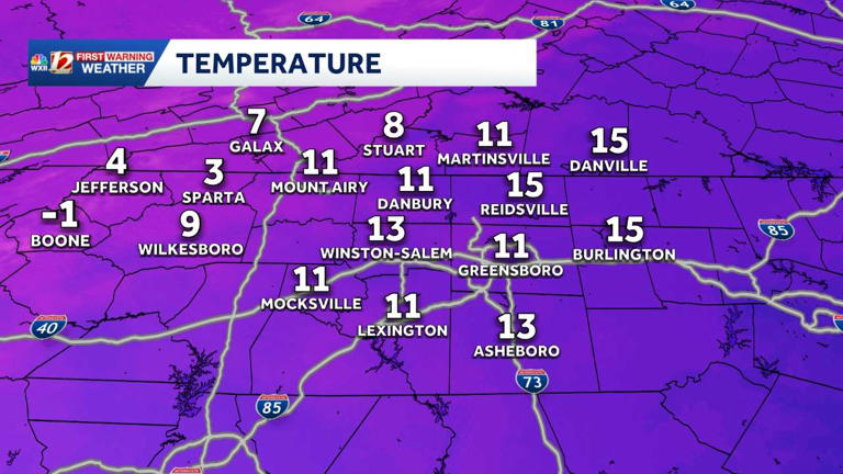 Frigid mornings with lingering icy travel | Will it snow this weekend ...