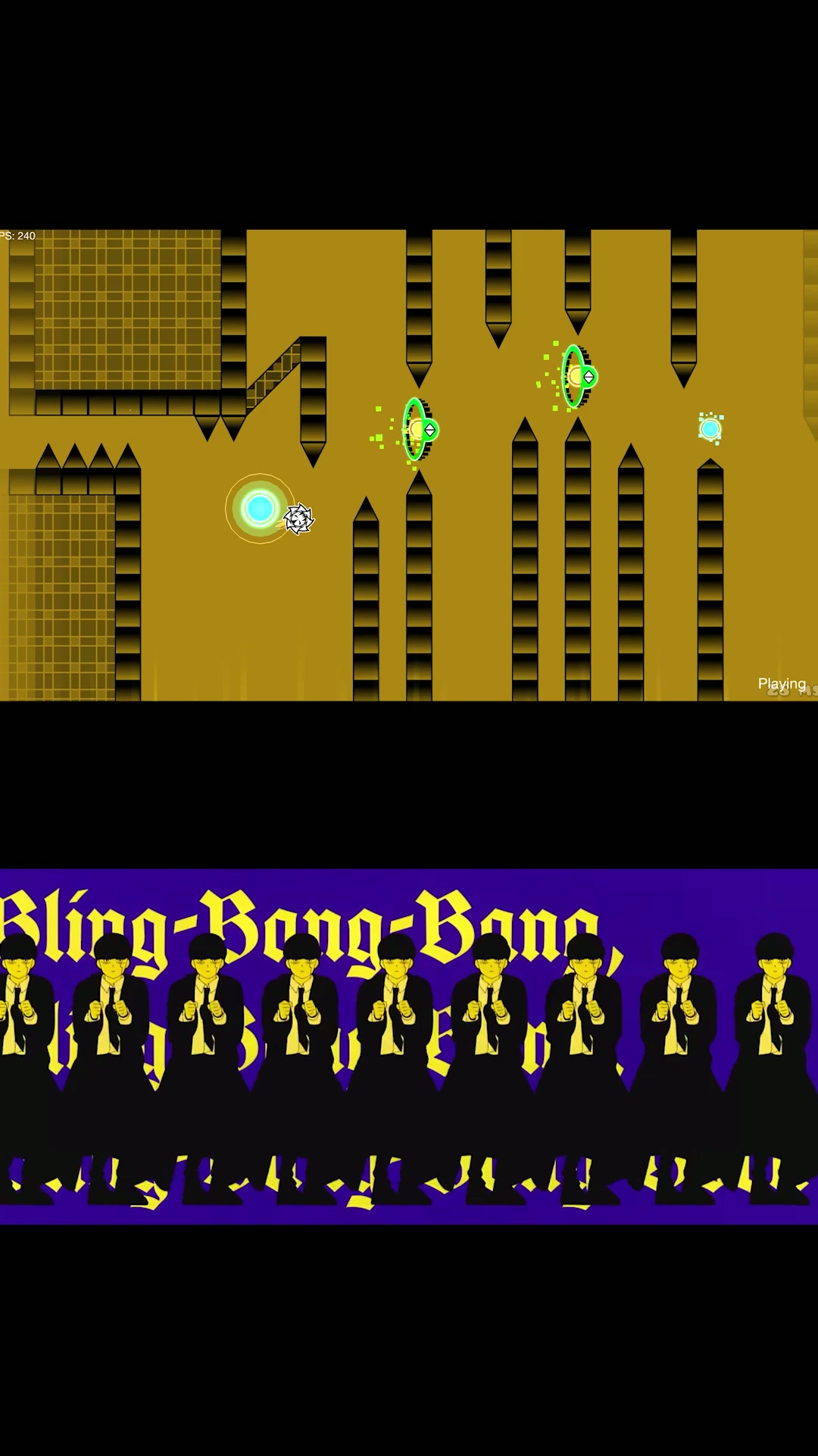 Geometry Dash - bling bang bang born level (Mashle opening dance meme ...