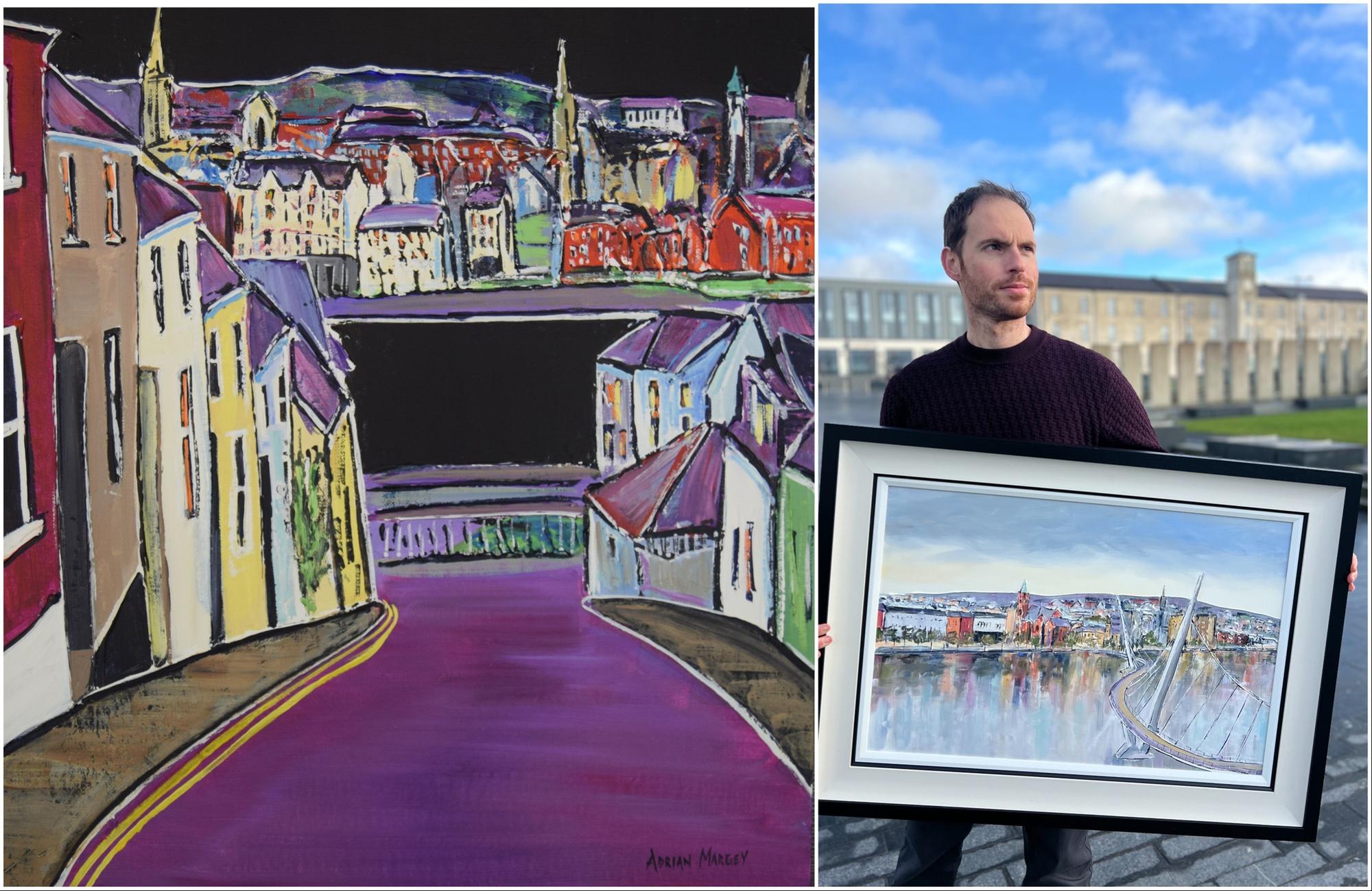 Artist Adrian Margey to host exhibition inspired by Derry and the north ...