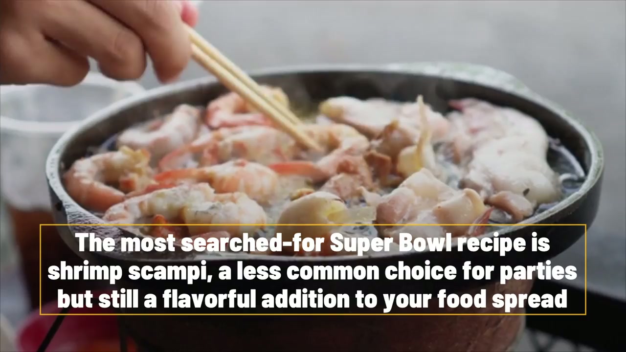 Game day eats: Super Bowl's most searched recipes revealed