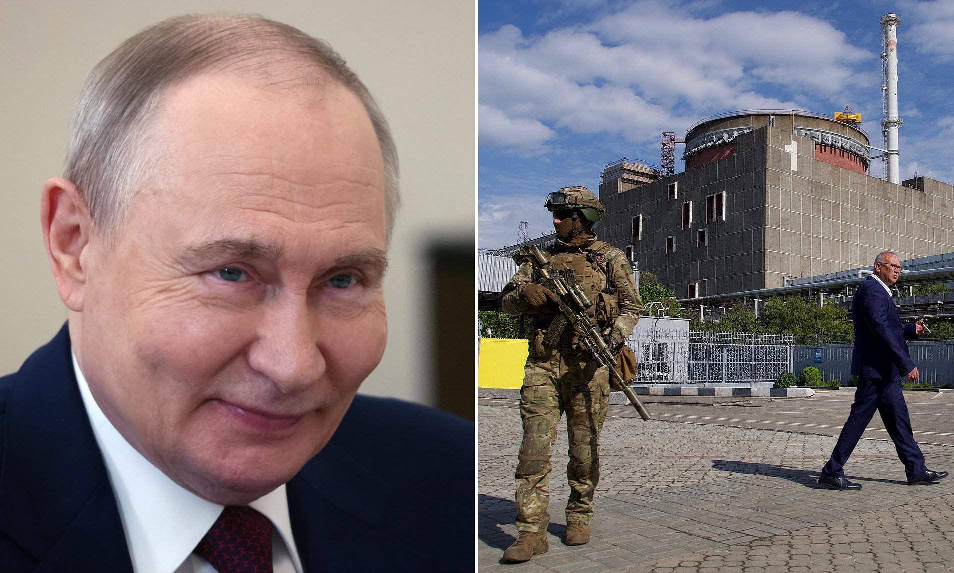Russia 'is risking nuclear catastrophe by restarting captured power plant'
