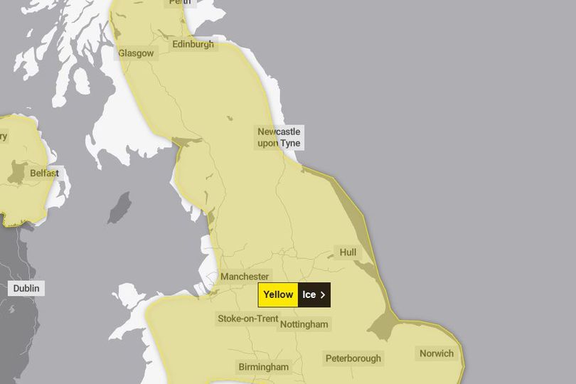 Met Office issues new weather warning across huge parts of UK after ...