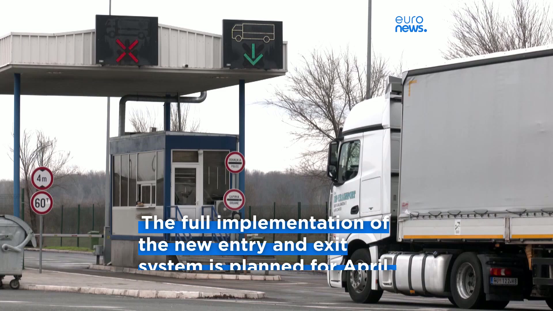 Western Balkan lorry drivers blockade EU borders over Schengen visa ...