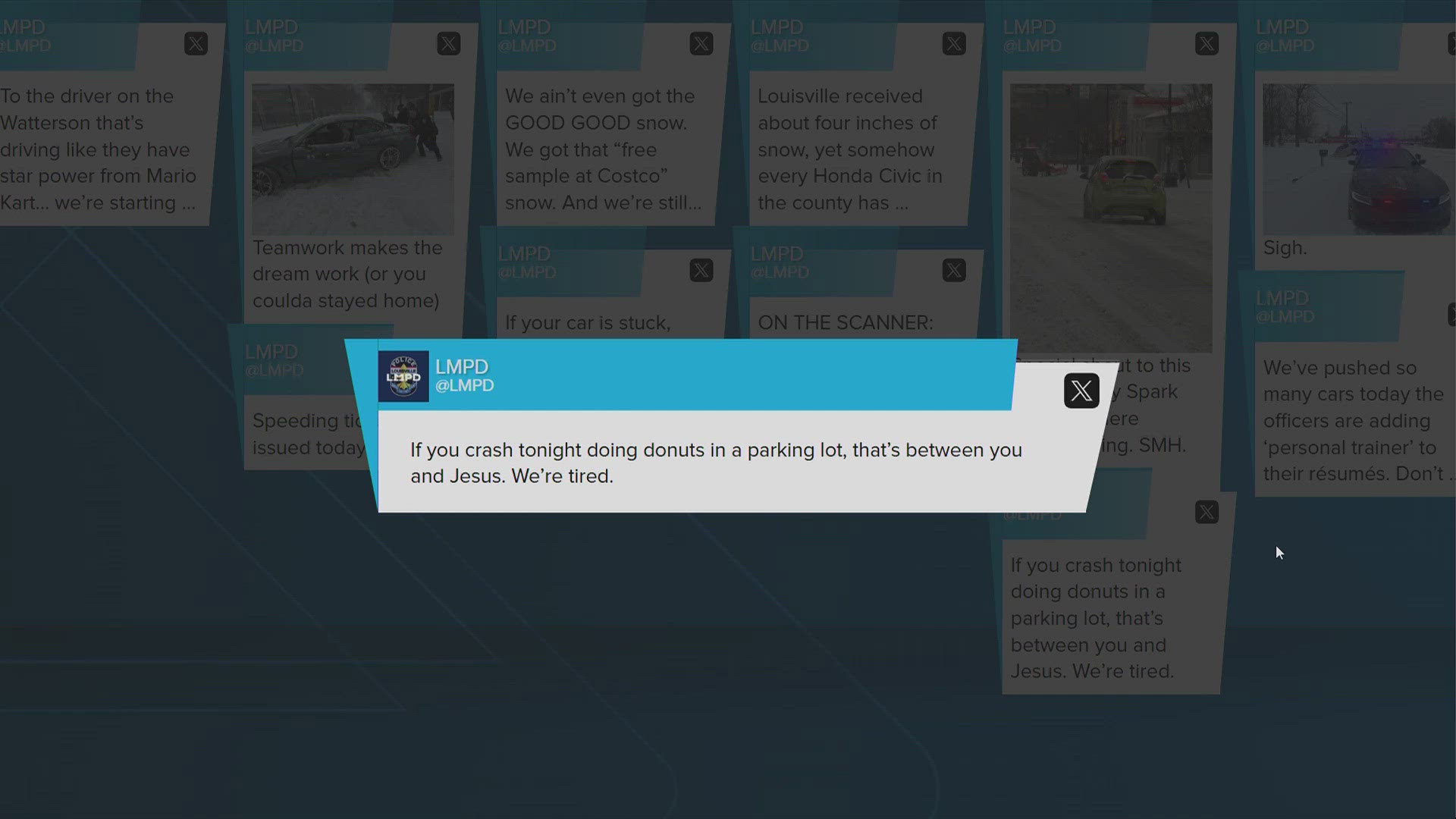 Kentucky police department gains social media attention for responses on X