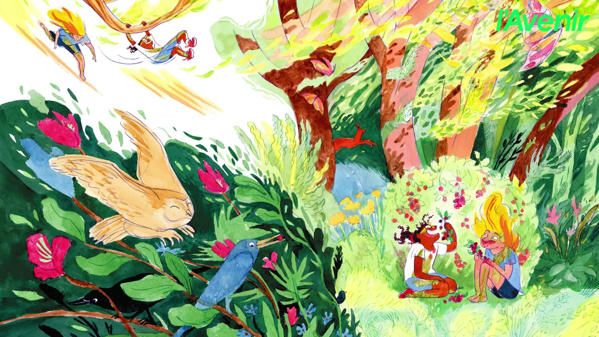 Fille sauvage : un album jeunesse de la Wépionnaise Marine Bernard