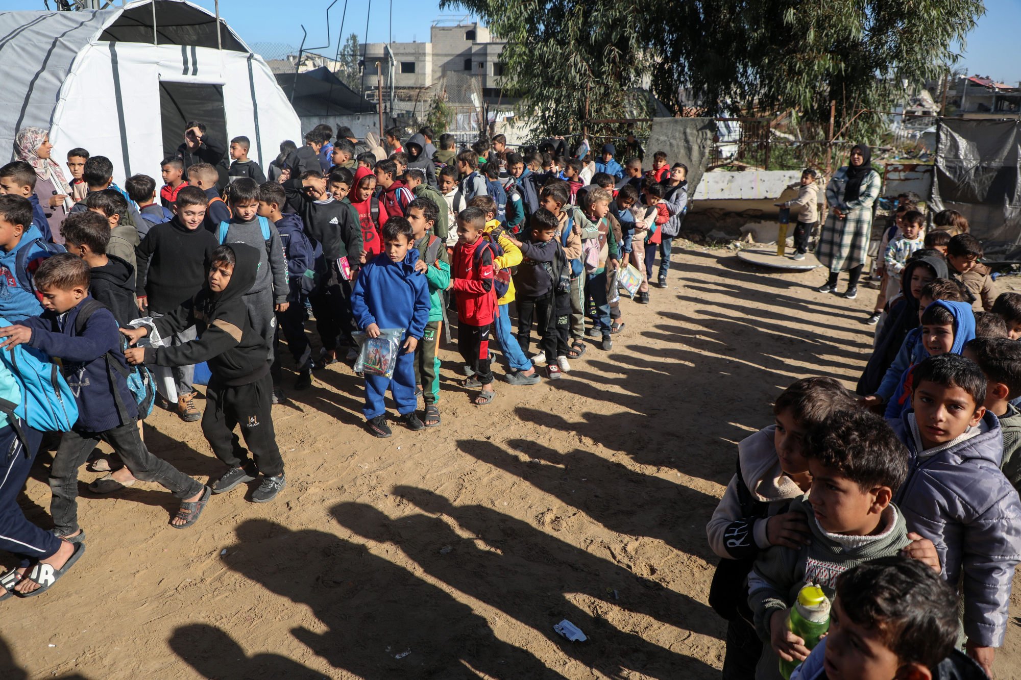 After 2.5-year Israel blockade on Gaza, UNICEF delivers school kits