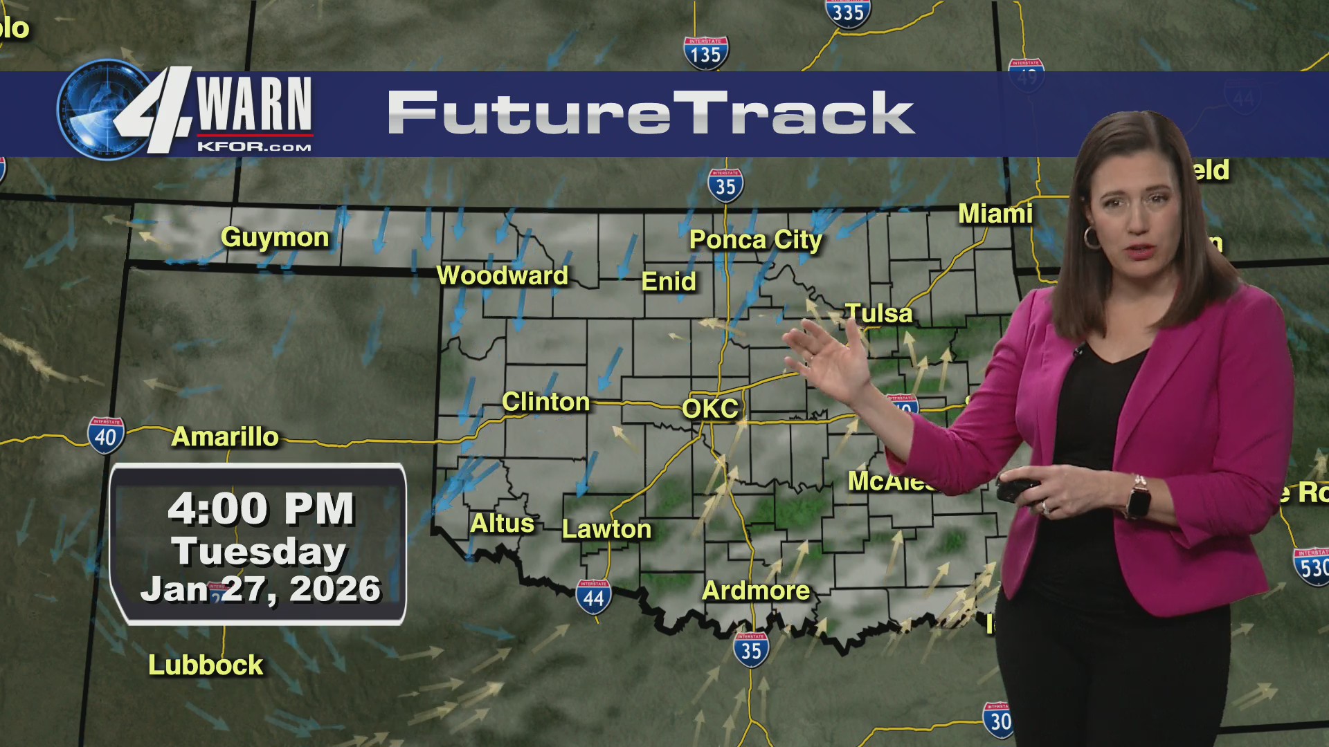 Emily Sutton tracks slowly warming temps and our next system (1/27/26 6 ...