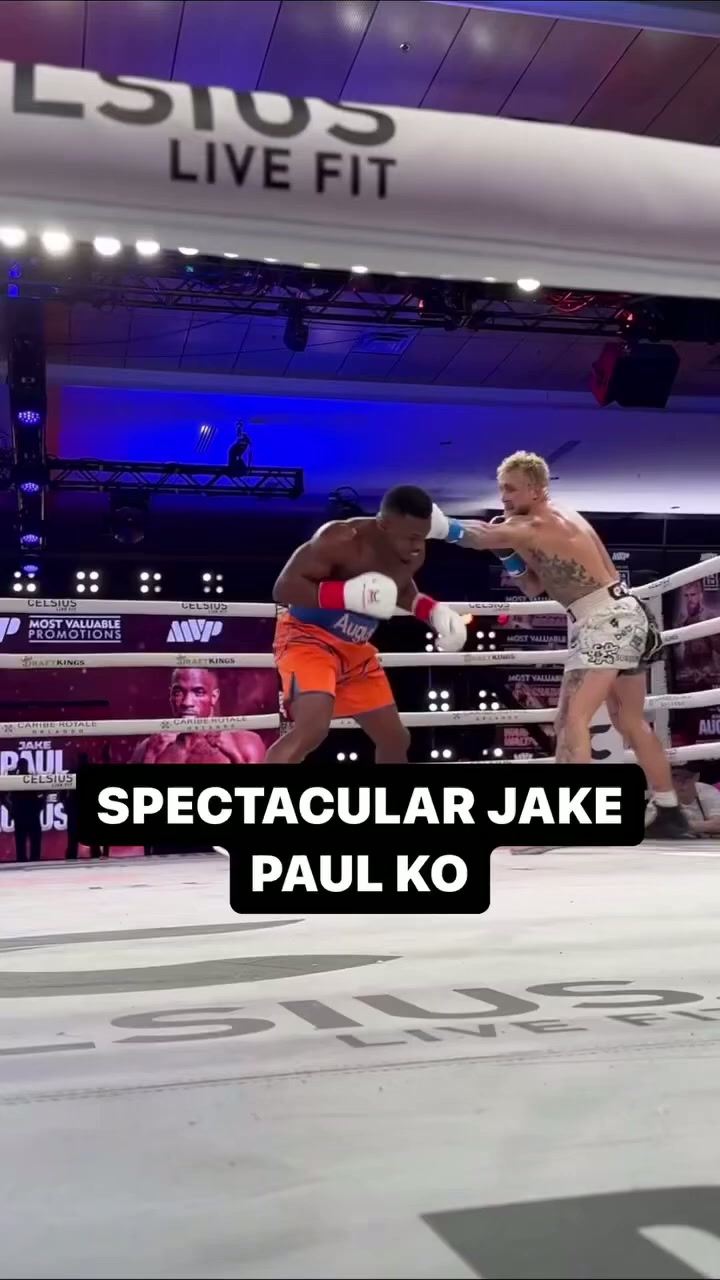 Jake Paul with a devastating KO 🙌