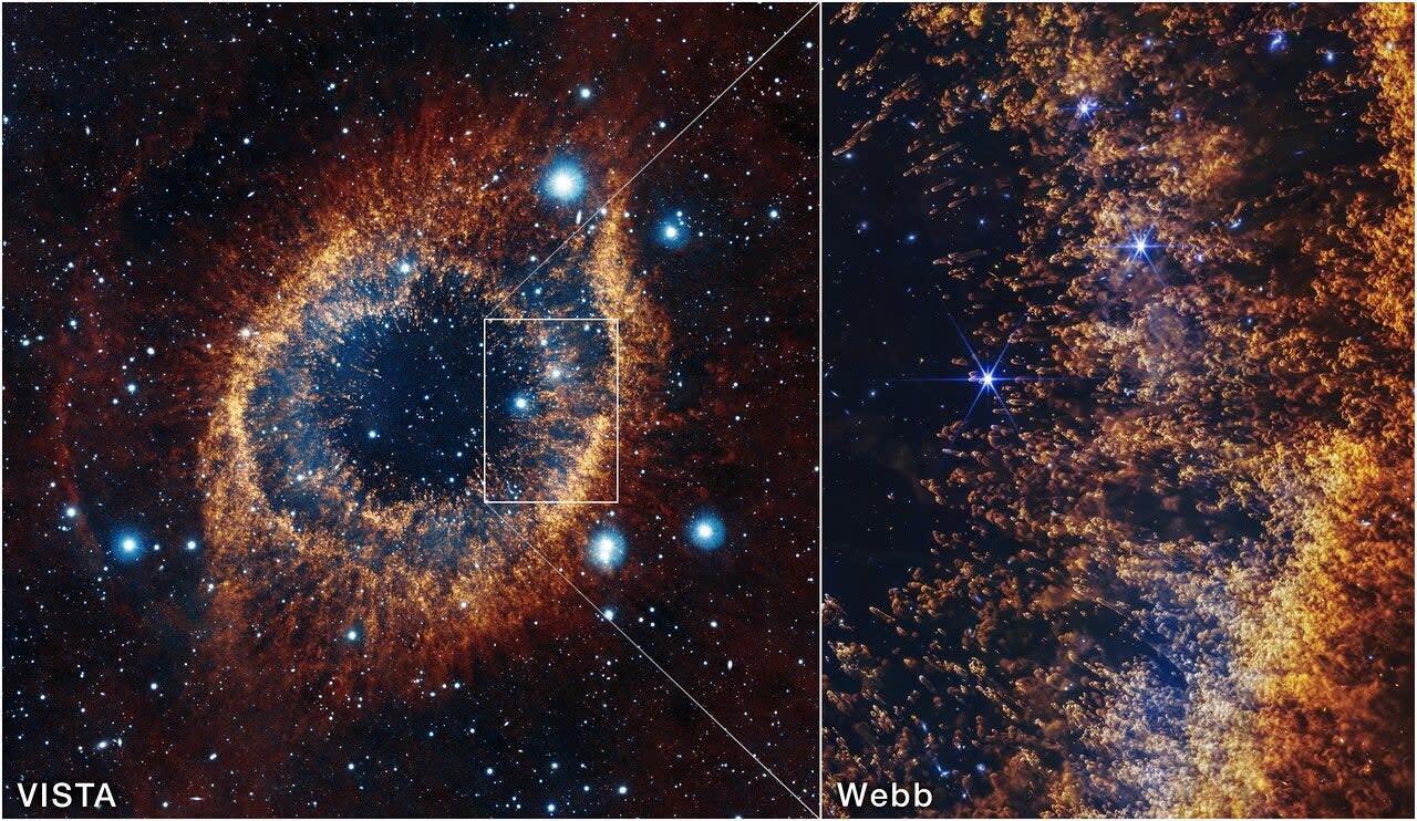 The eye of Sauron: Helix Nebula reveals how sun-like stars die