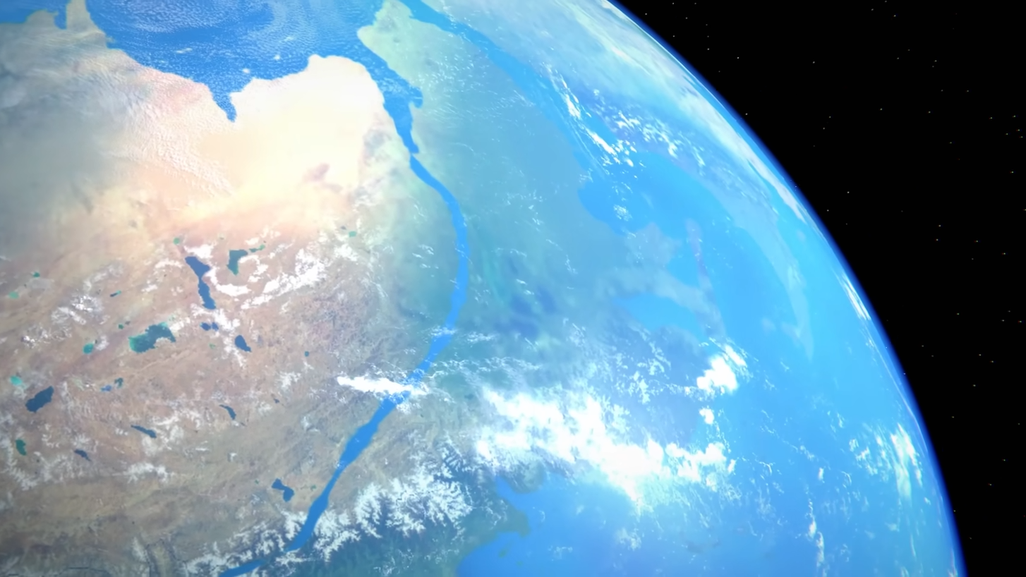 How a 35-mile crack opened up - slowly splitting Africa apart