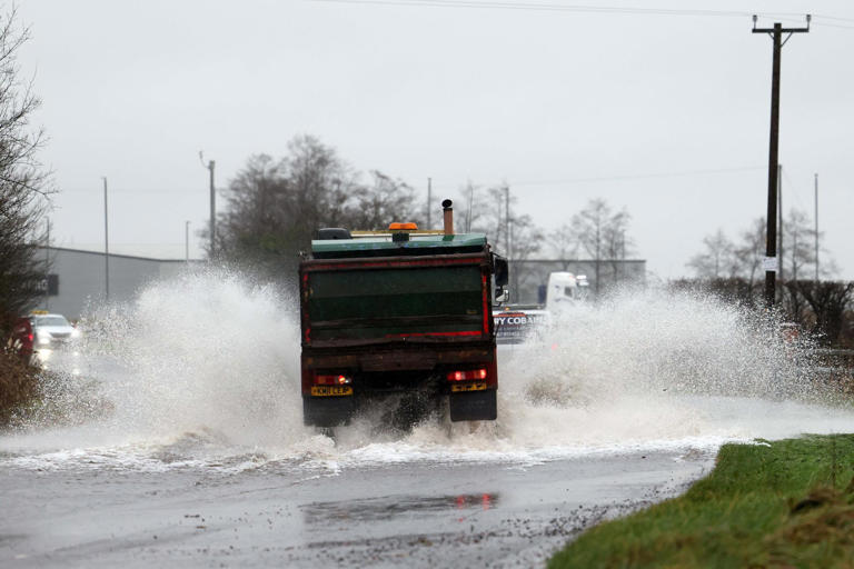 Storm Chandra: Latest list of road closures as Northern Ireland is ...