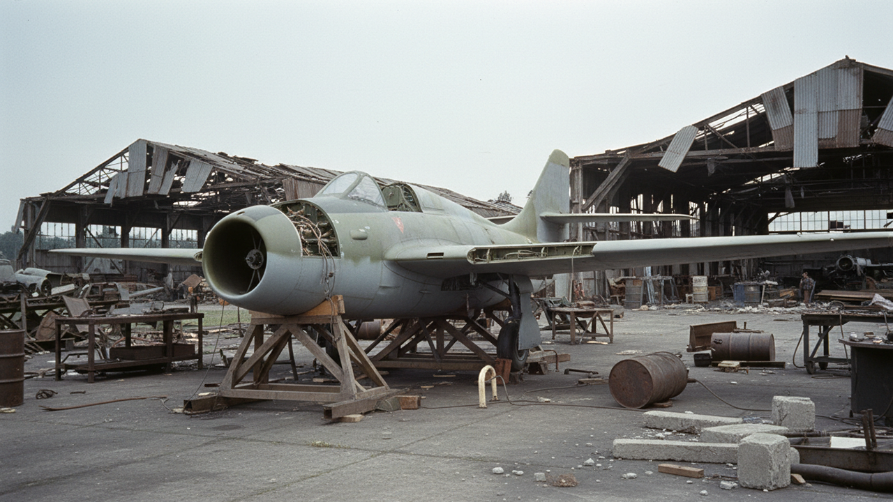 The German jet fighter that never reached the front