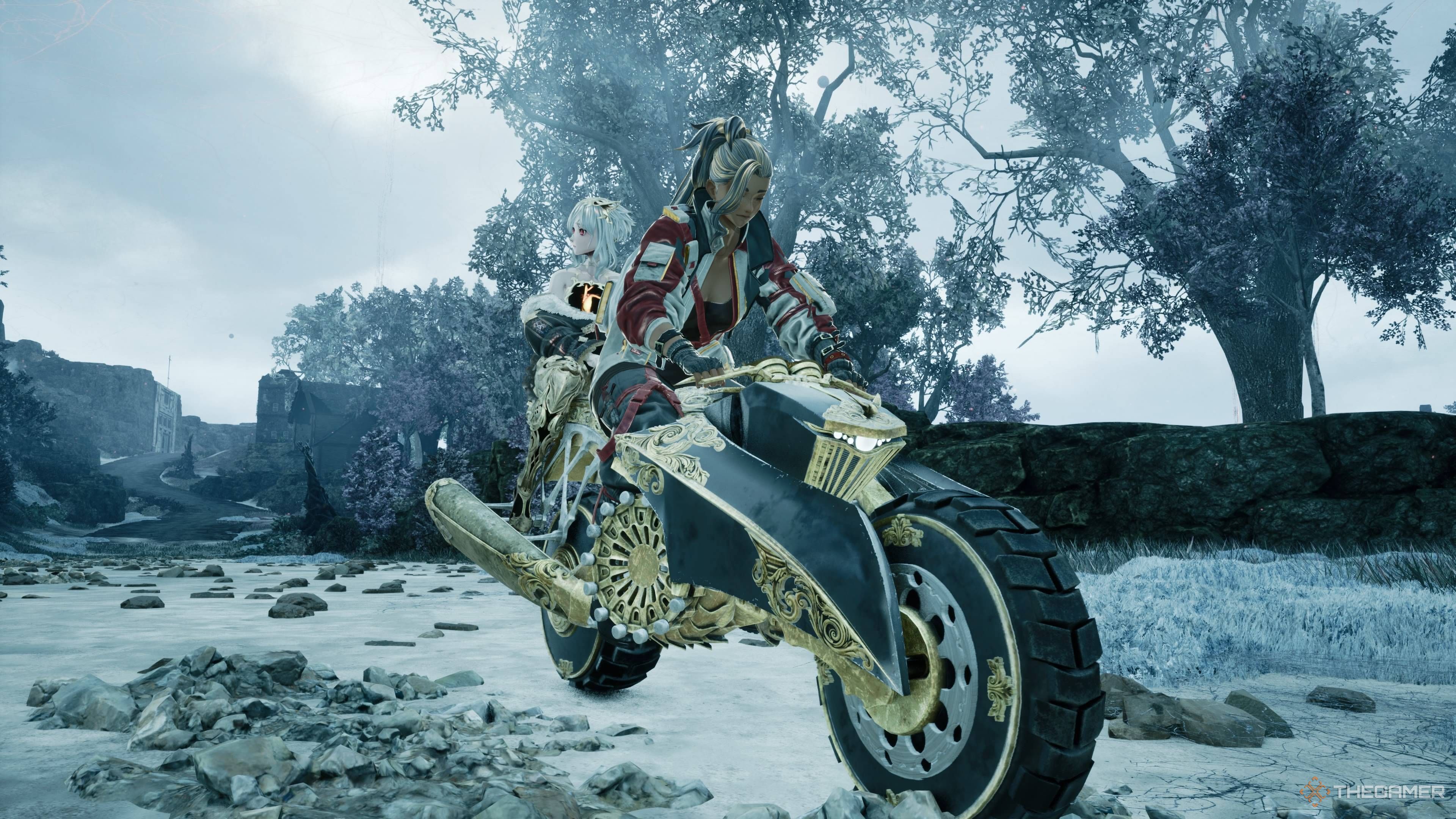 Everything you can do with the motorcycle in Code Vein 2