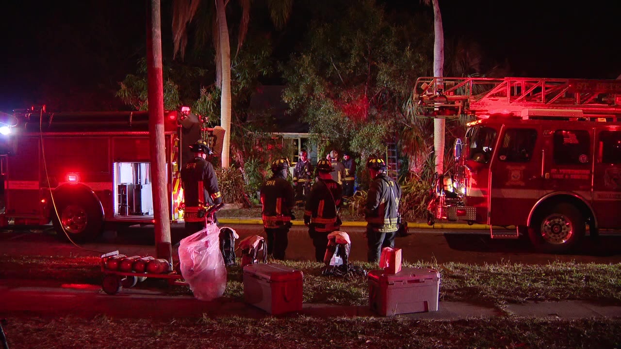 St. Pete couple evacuates burning home: SPFR