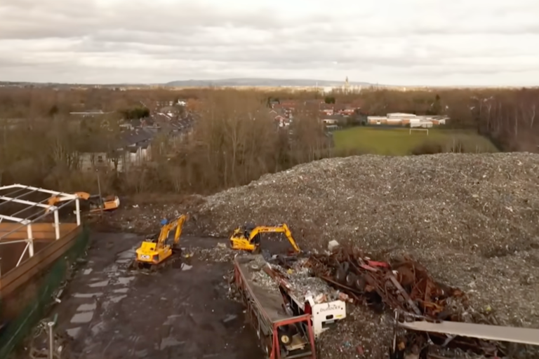 King owns part of site that has become 'UK's worst illegal waste dump'