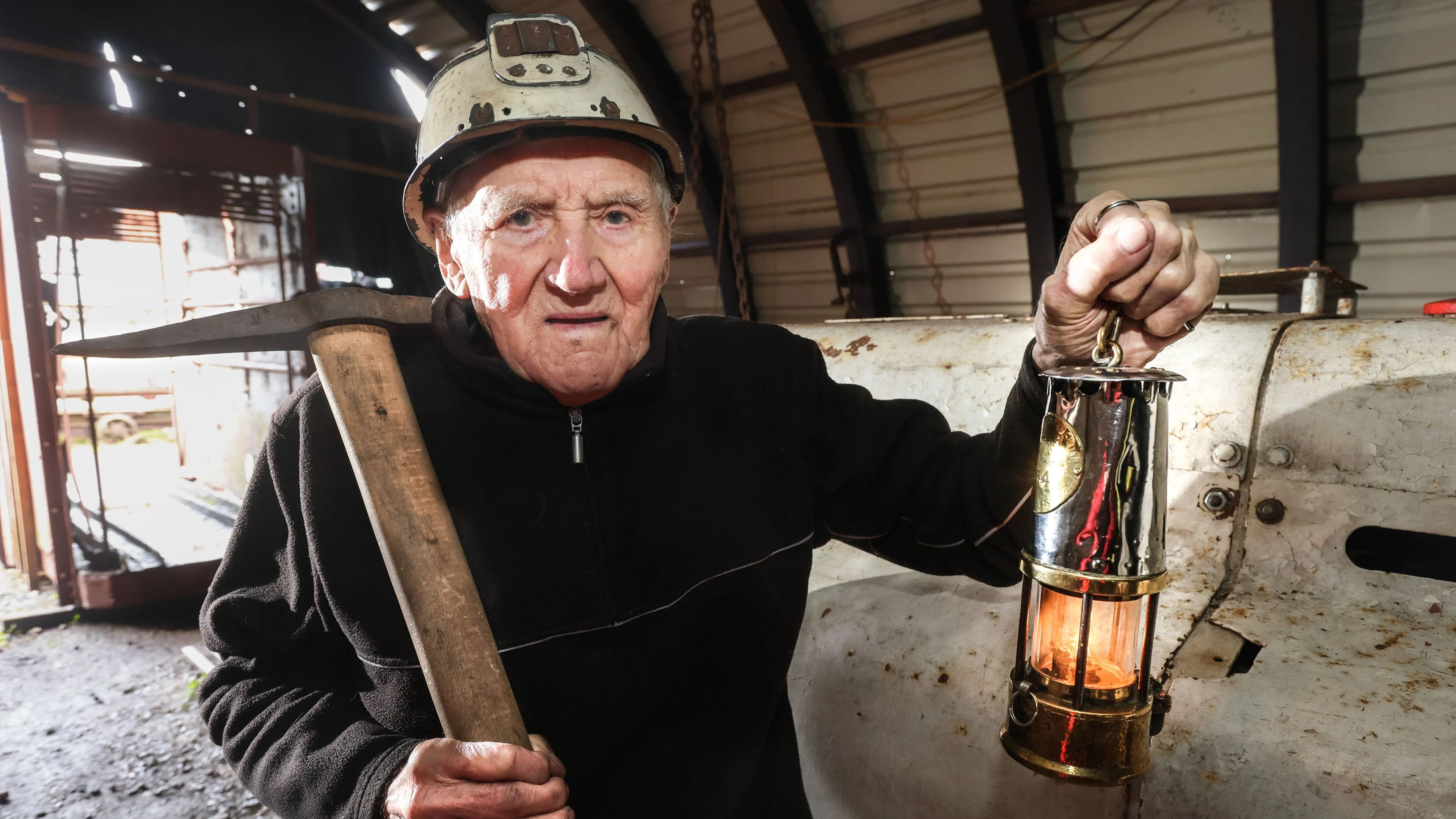 Britain's oldest mining volunteer keeps history alive aged 94