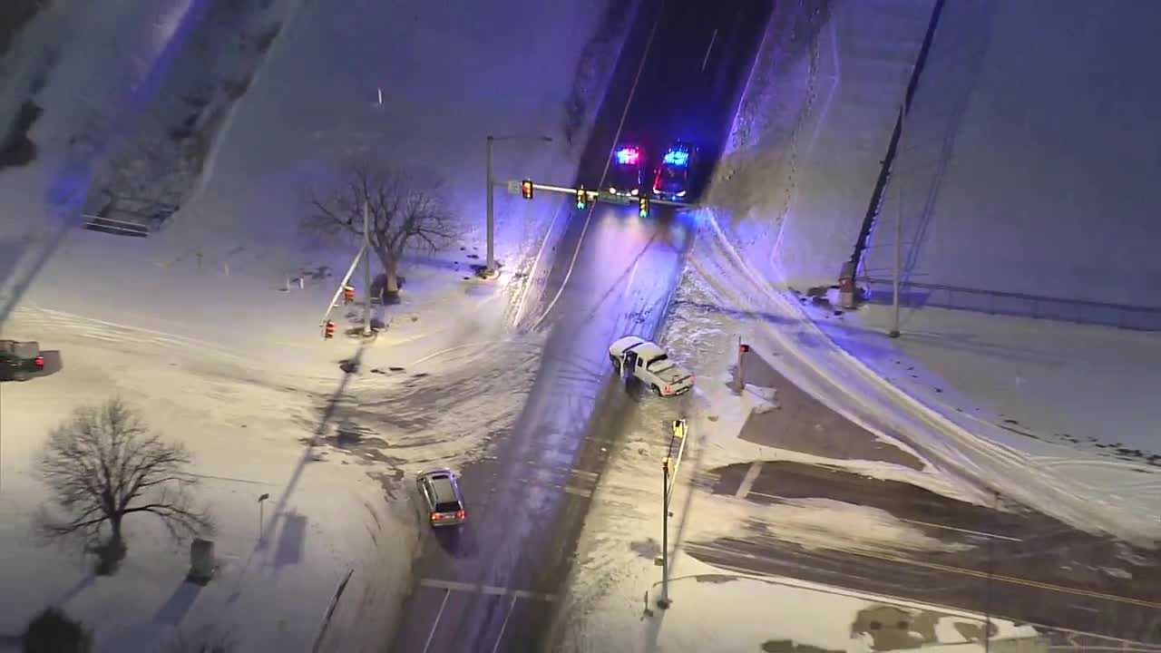 Watch live: Sky 5 tracks OKC road conditions as crews continue to clear ...