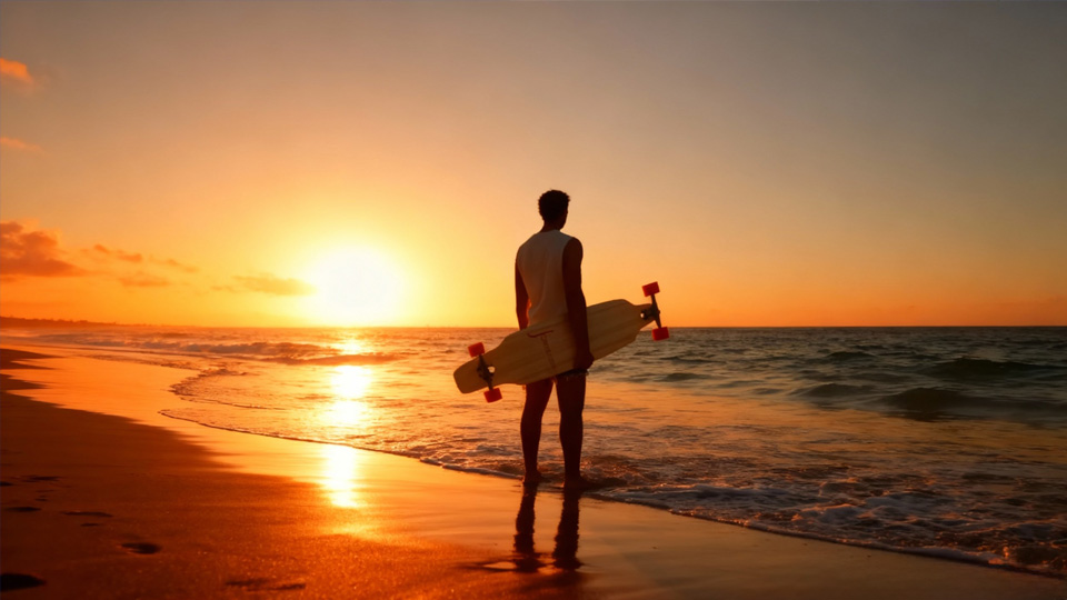Epic tarp surfing action