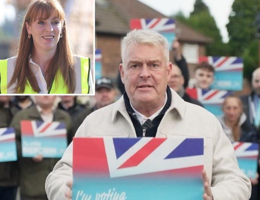 Ashfield MP Lee Anderson mocked by Angela Rayner over election blunder