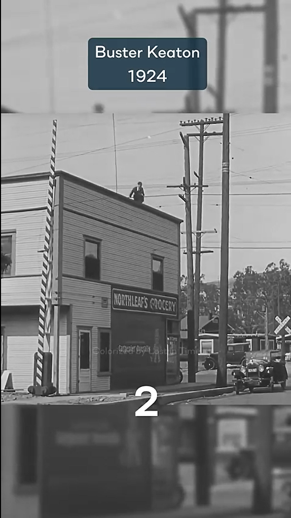 Describe Buster Keaton with one word!