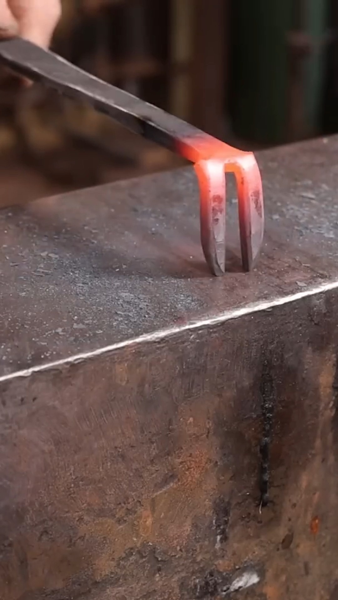 Bending forks in action with precision