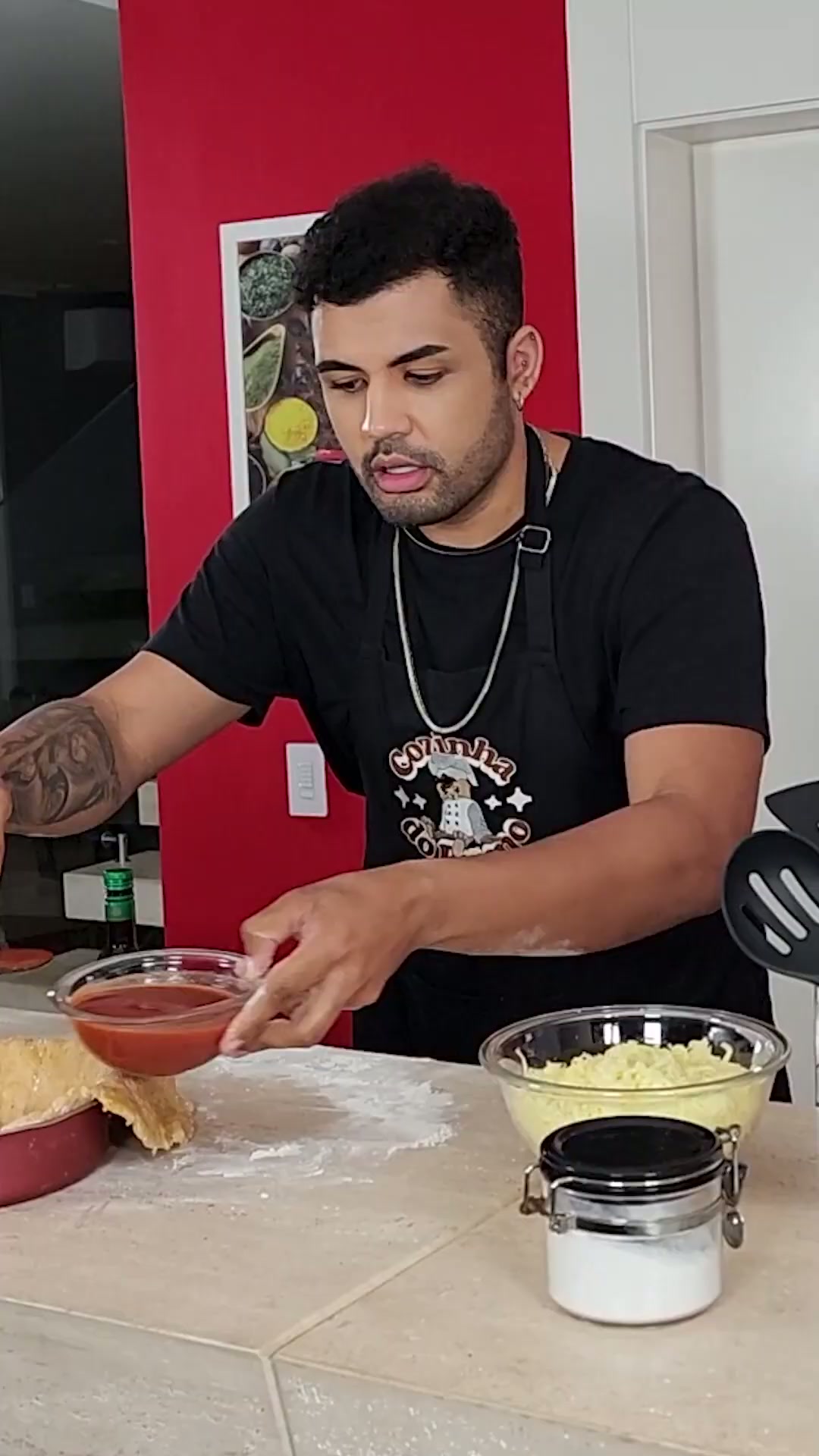 Fiz uma pizza de Doritos e o resultado ficou lindo