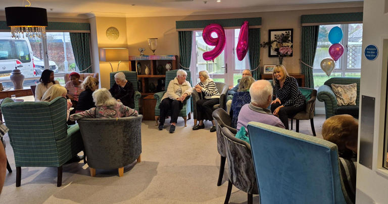 Eastbourne care home celebrates resident's 94th birthday