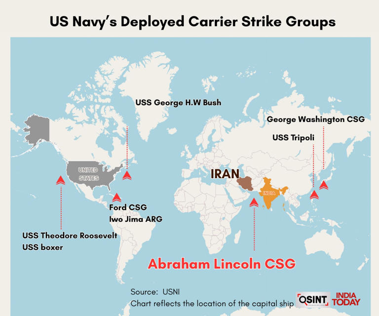 US–Iran tensions: What Abraham Lincoln carrier strike group could do in war