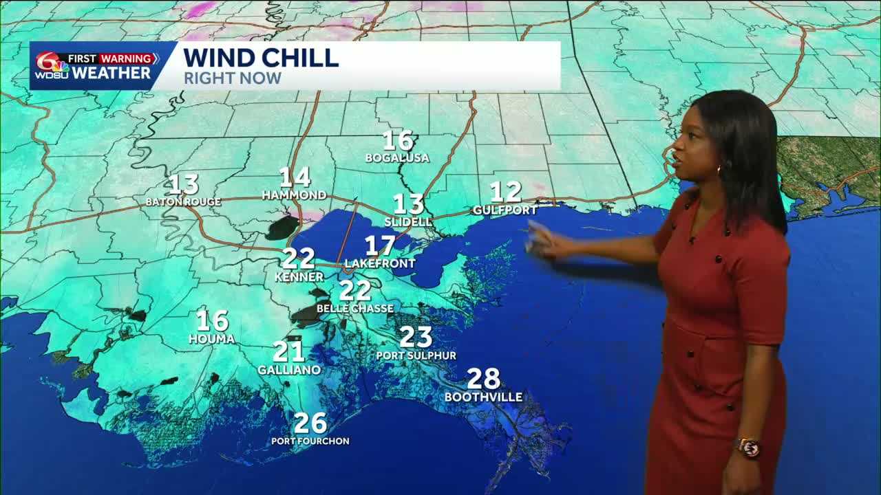 Extreme cold warning in effect for all of Southeast Louisiana