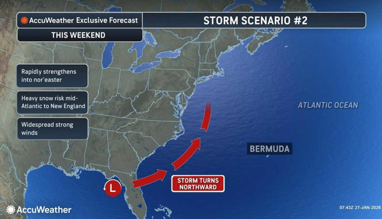 East Coast on alert as new winter storm could bring heavy snow, strong ...