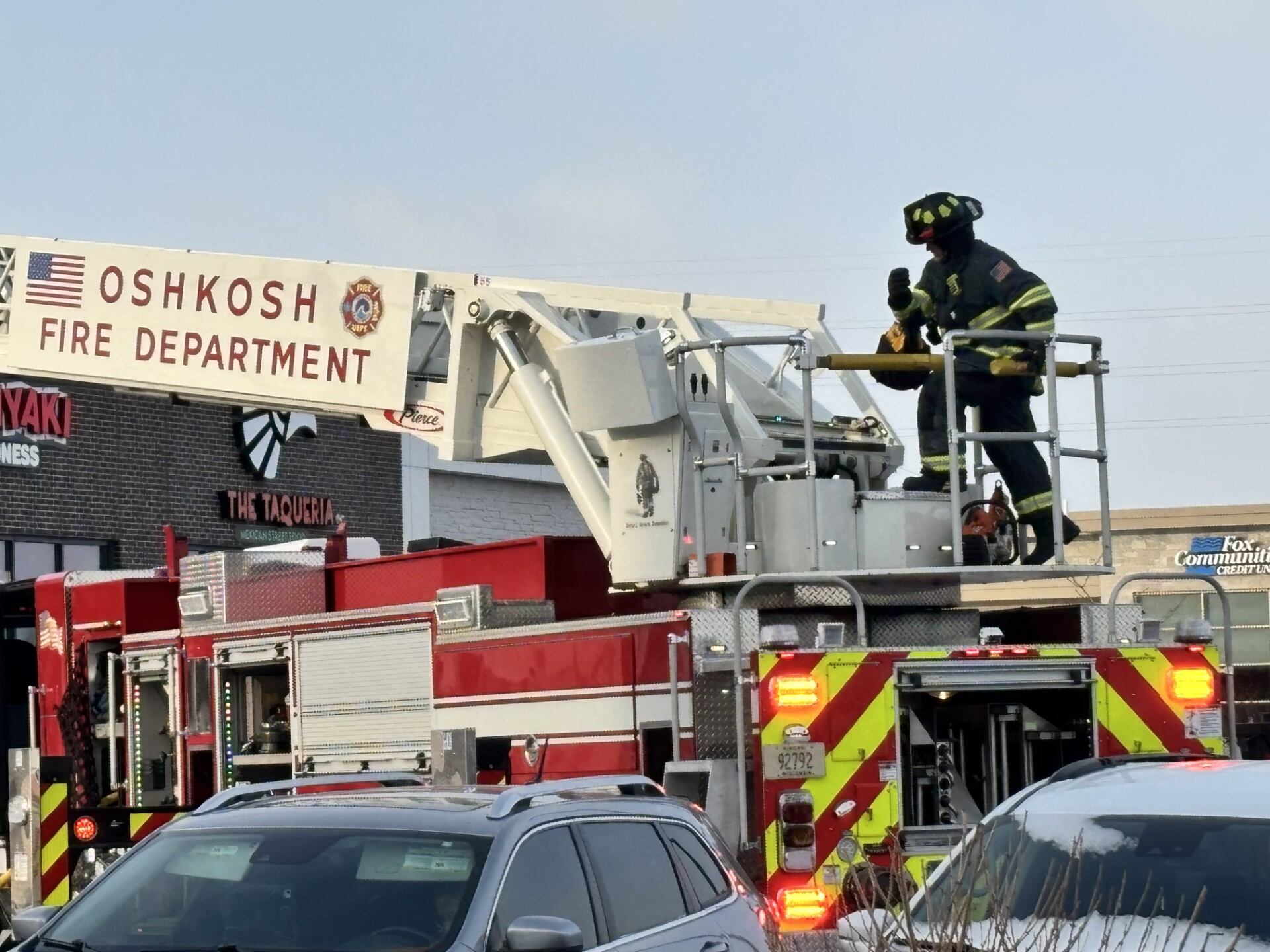 Fire damages Oshkosh Starbucks