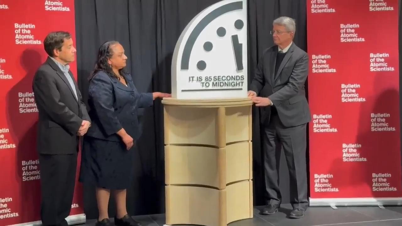 'Doomsday Clock' advances to 85 seconds till midnight amid threat of ...