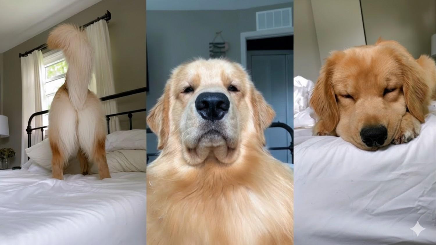 My dog has a very aggressive wake up routine